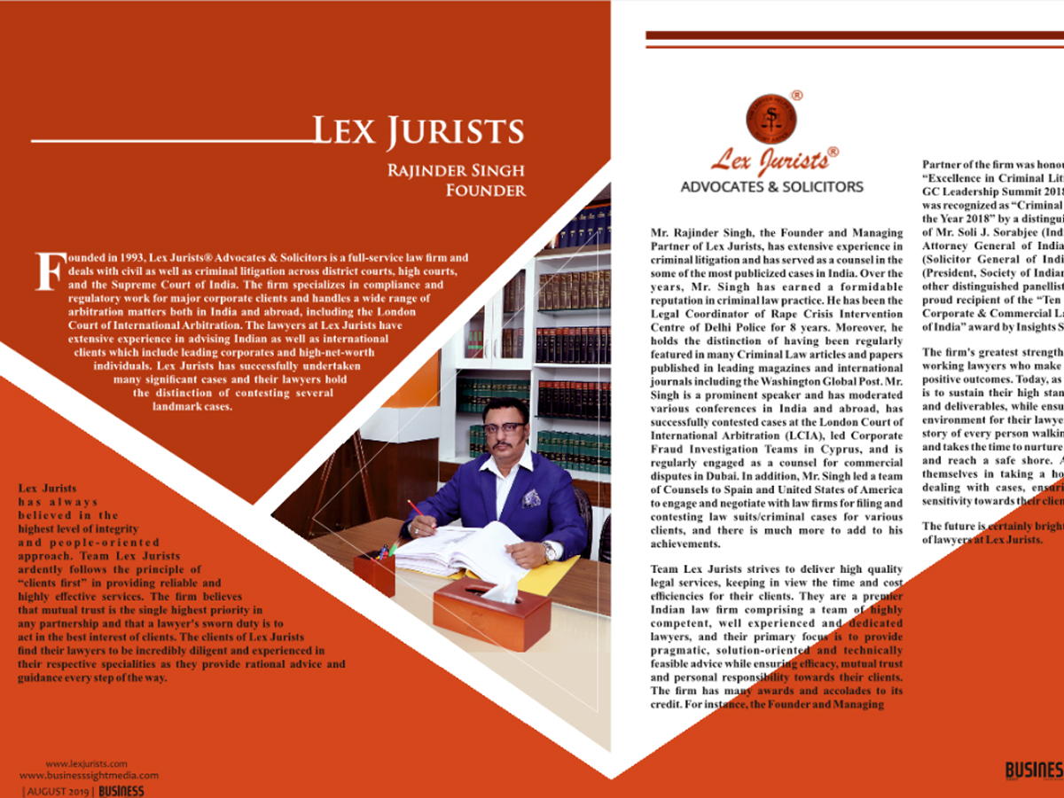 Lex Jurists® Articles
